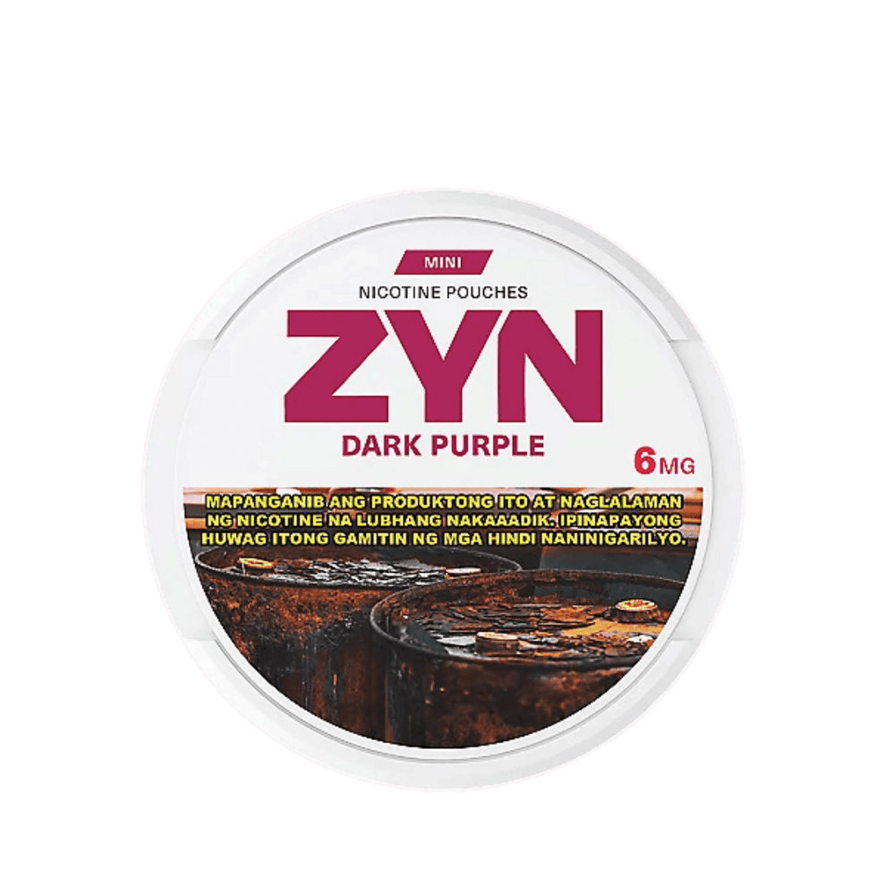 Buy 6mg ZYN Dark Purple Nicotine Pouches - Shop ZYN Online – PouchKing